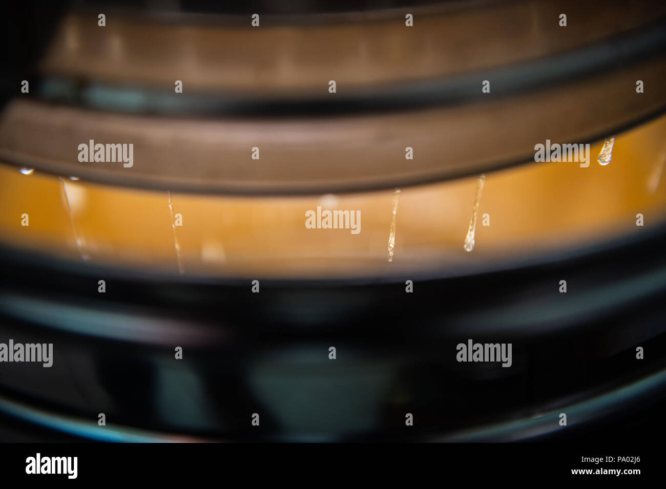 Strain the poured honey through a sieve. How to Harvest Honey ...