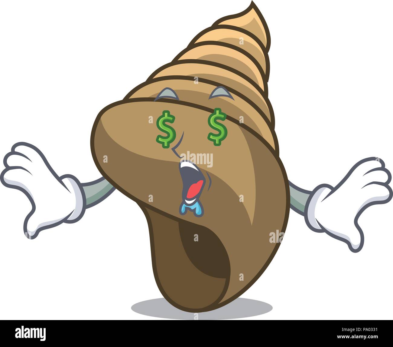 Clam shell coin Stock Vector Images - Alamy