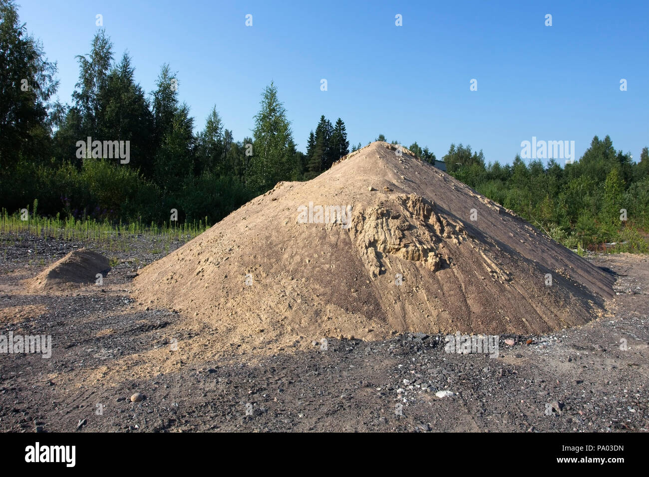 mound of sand Stock Photo - Alamy