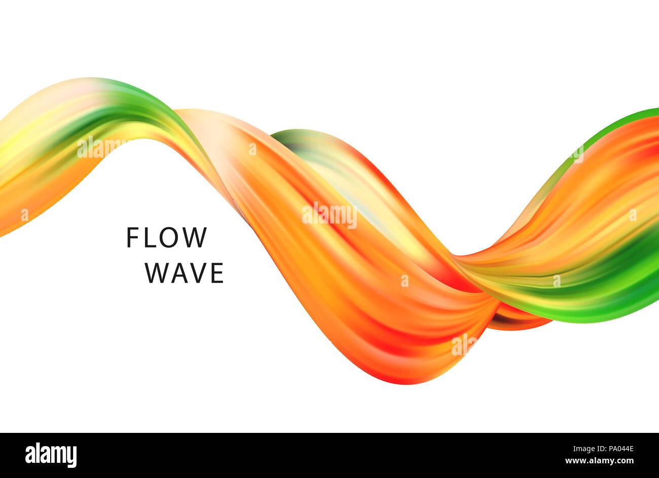 Abstract colorful vector background, color flow liquid wave for design ...