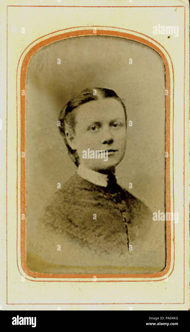. Photographic portrait of Susan Dimock (1847-1875). between 1868 and ...