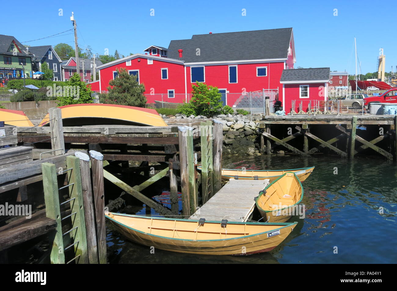 Visitors flock to the fishing village of Lunenburg, a UNESCO World ...