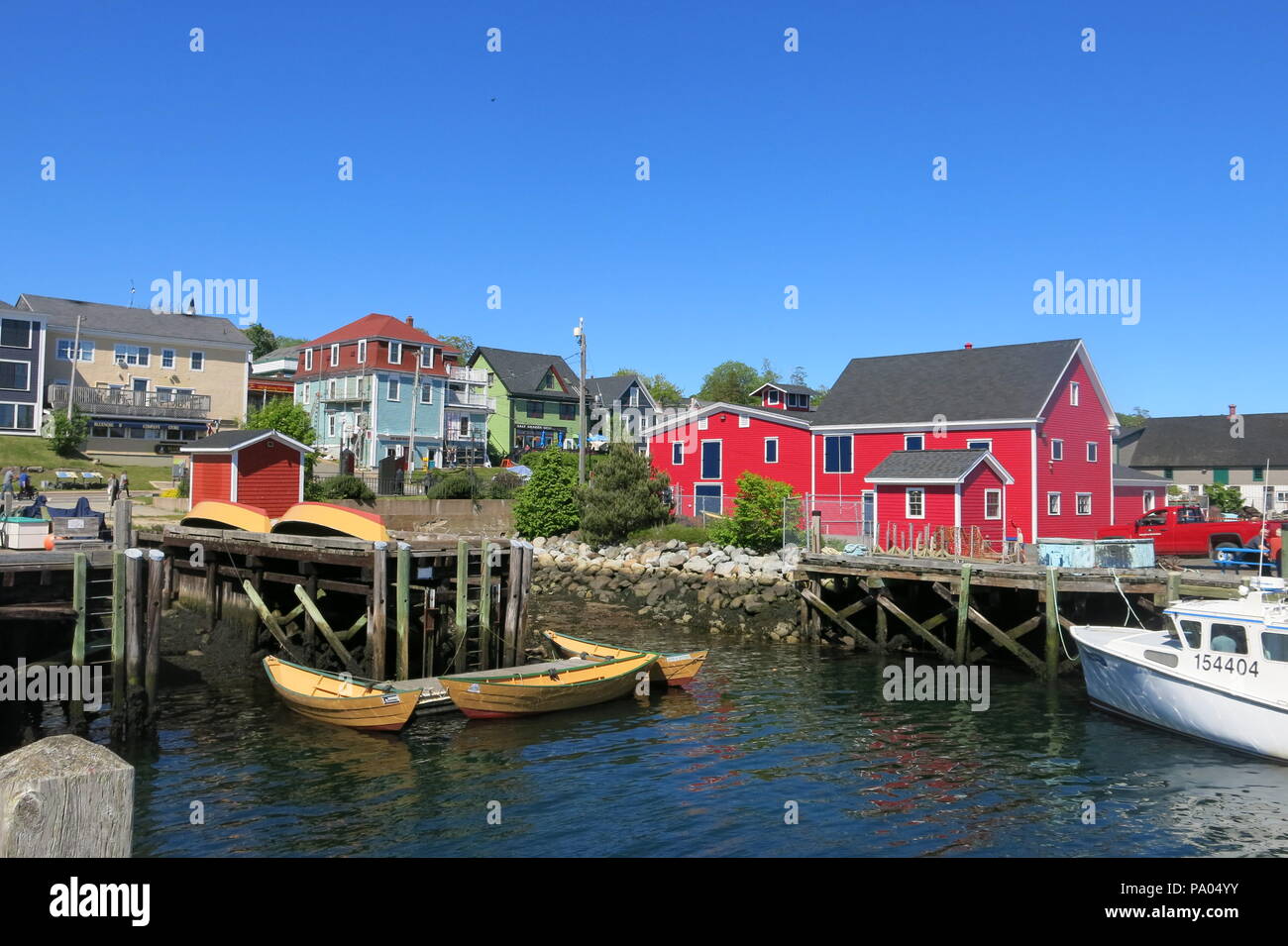 Visitors flock to the fishing village of Lunenburg, a UNESCO World ...