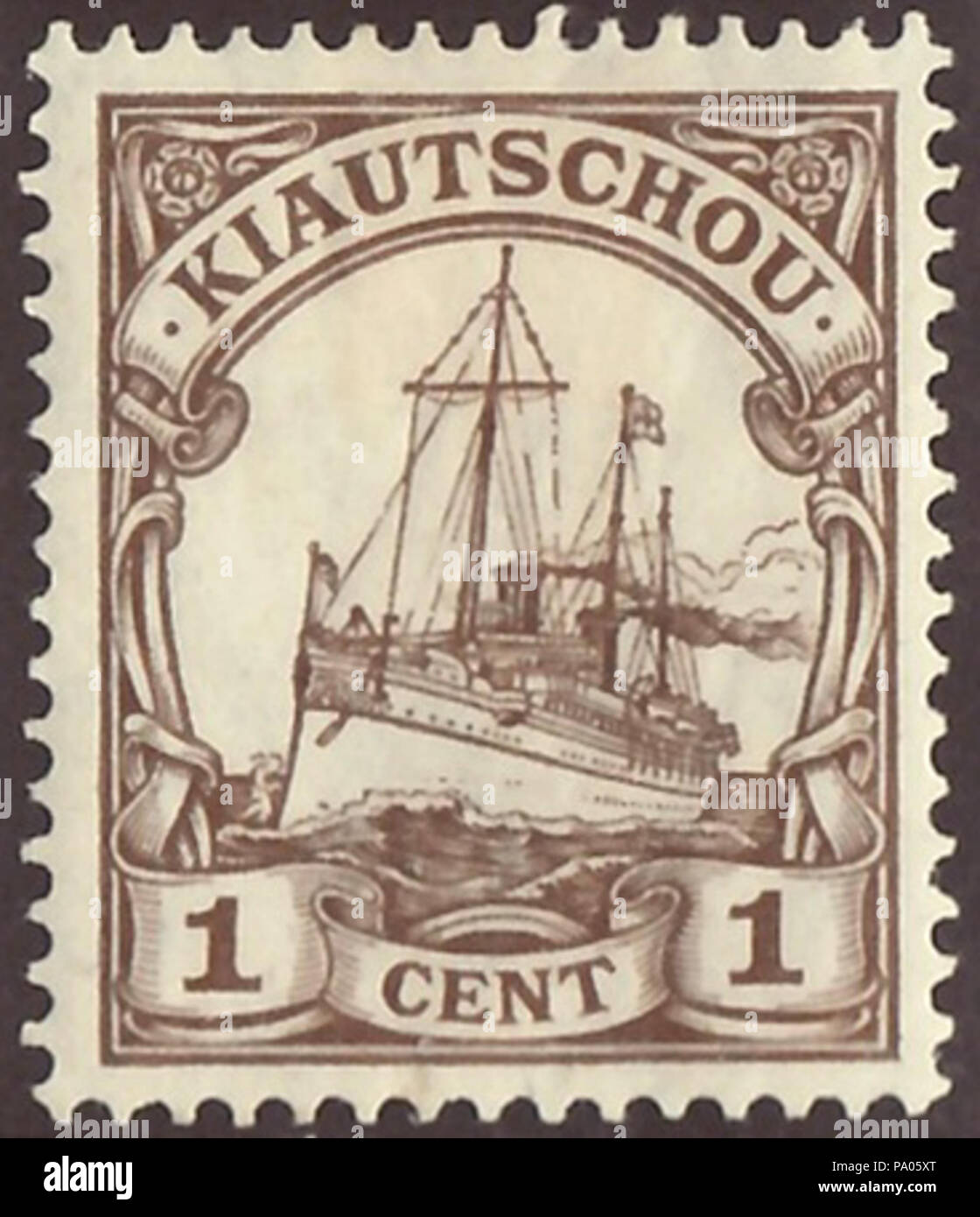 . Stamp of the German Empire - German colonies - Kiautschou; colonial ...