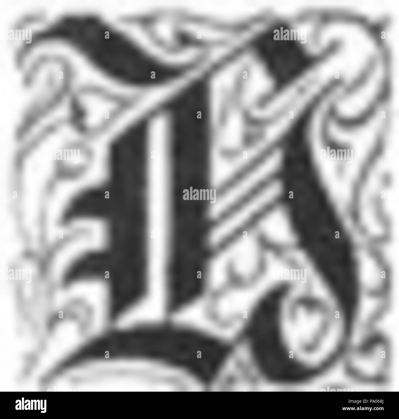 592 Drop Cap Letter H Stock Photo - Alamy