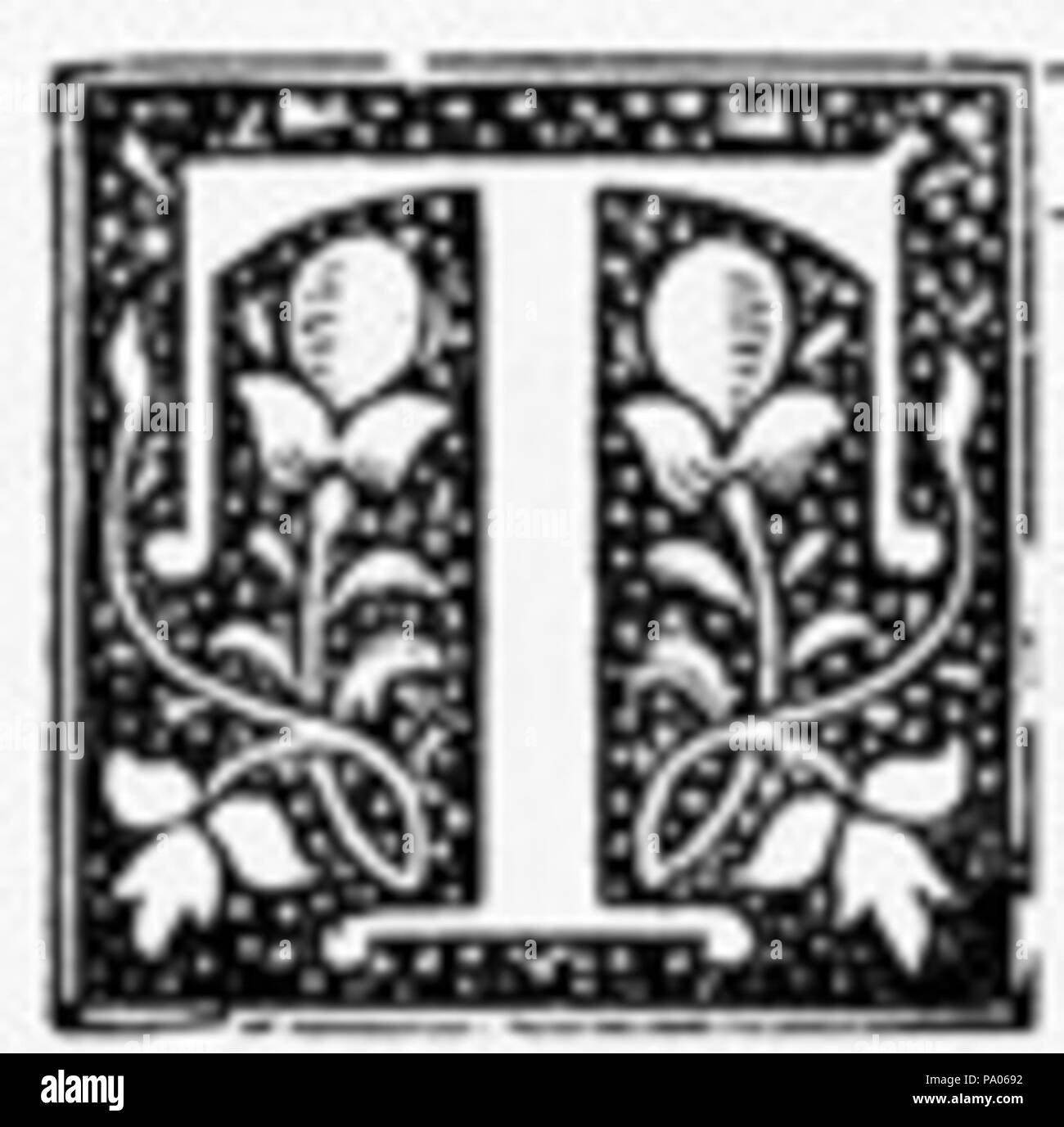 Manuscript letter t hi-res stock photography and images - Alamy