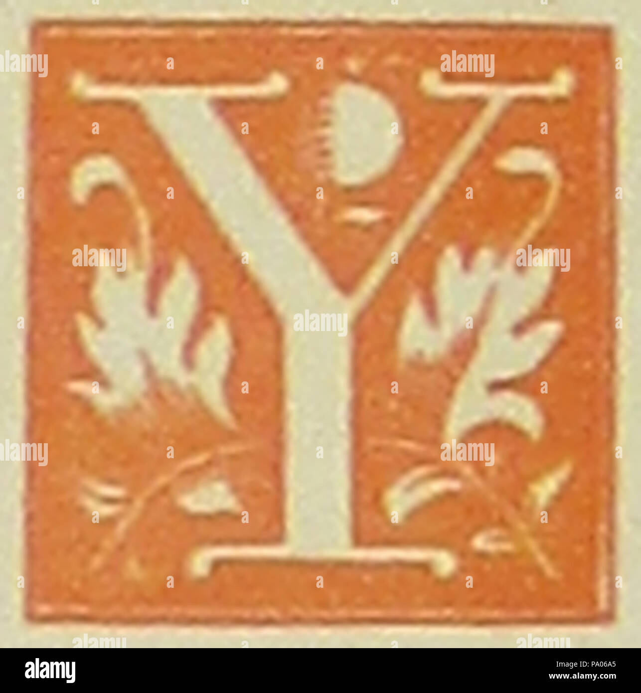 592 Drop Cap Y Stock Photo - Alamy