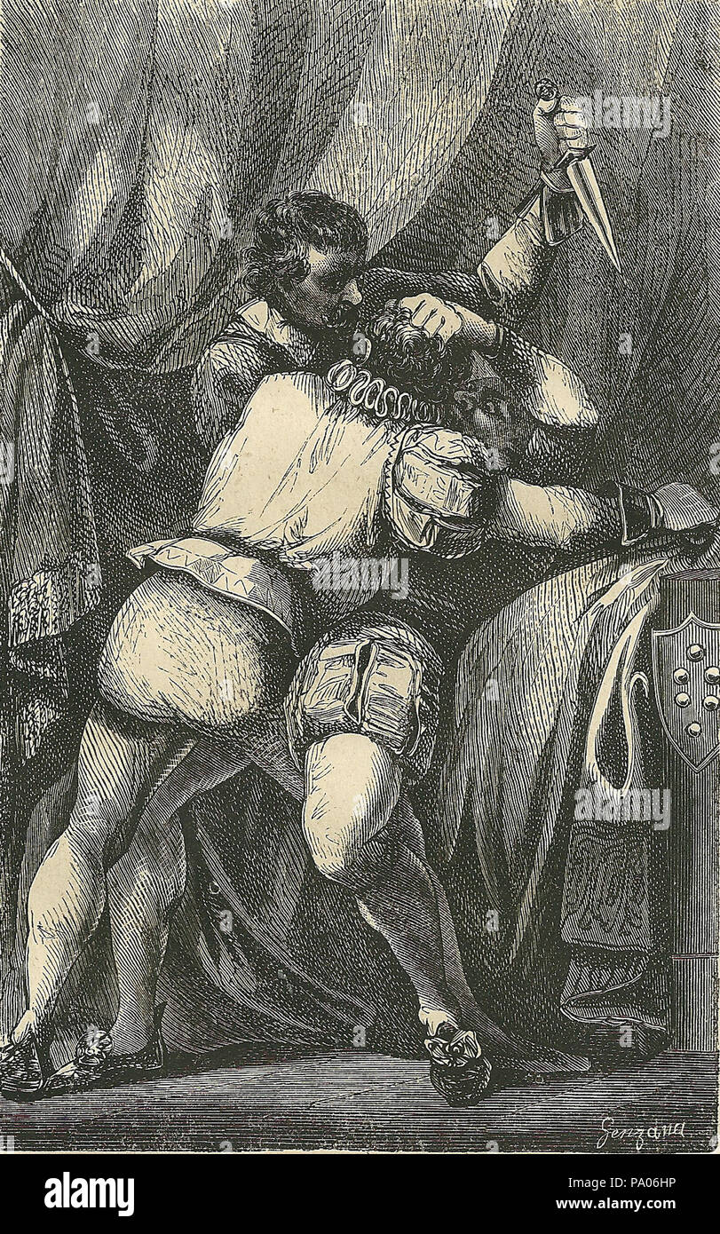 Painting assassination lorenzino de’ medici hi-res stock photography ...