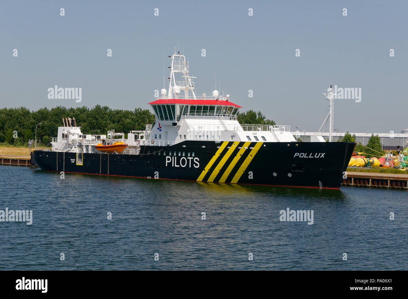 The Pollux Pilot Vessel based in Vlissingen Holland Stock Photo - Alamy