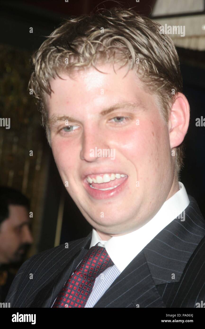 ERIC TRUMP 2005 Photo By Adam Scull/PHOTOlink.net Stock Photo - Alamy