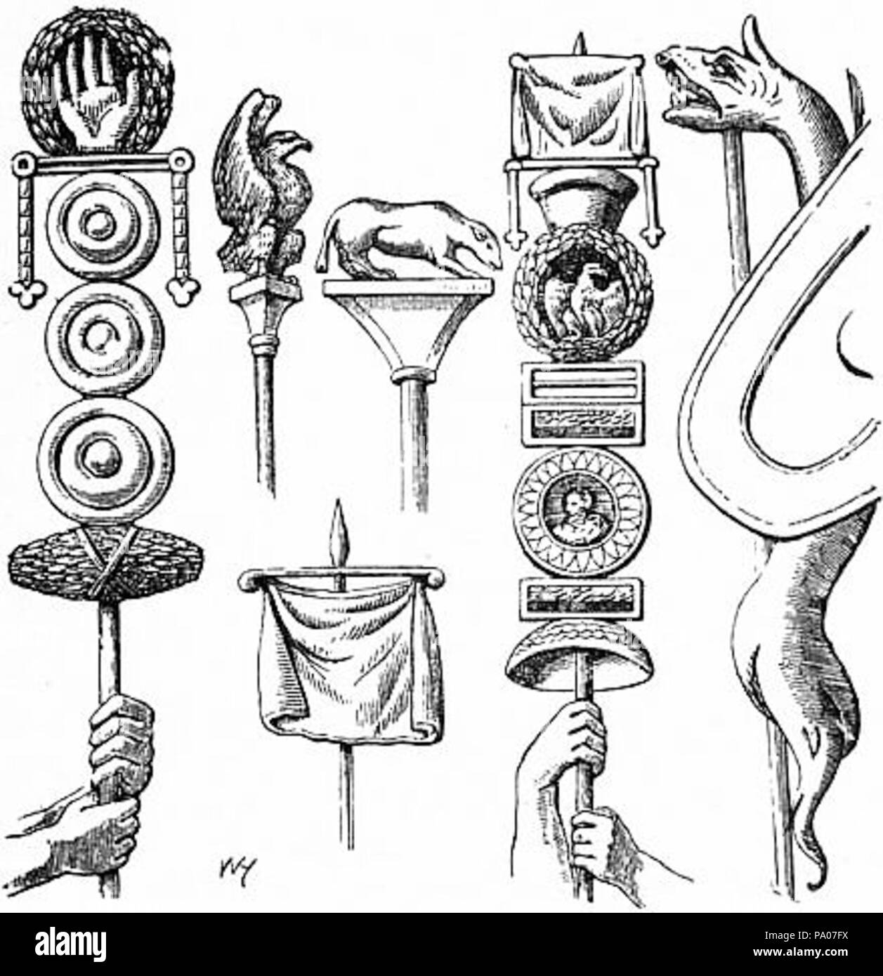 Roman legion flag hi-res stock photography and images - Alamy