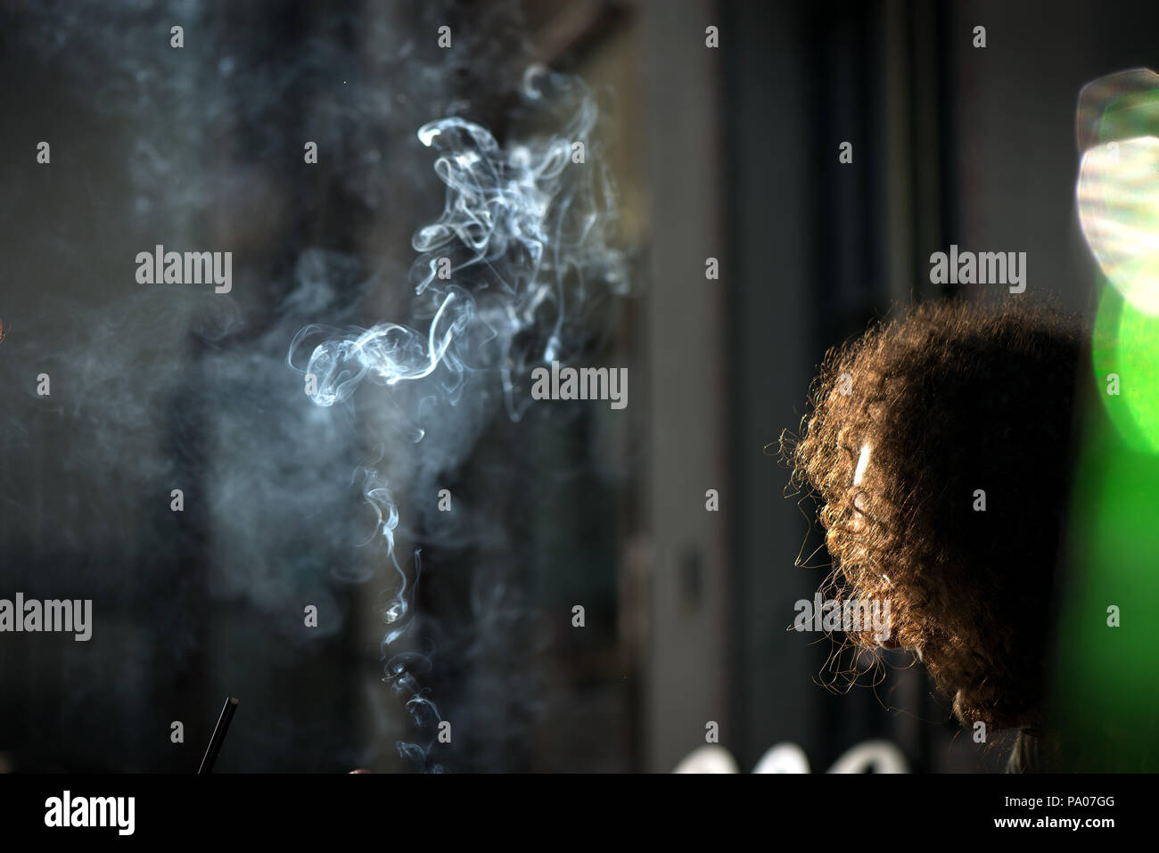 Minors smoking in a public venue, discussing the regulation of tobacco ...