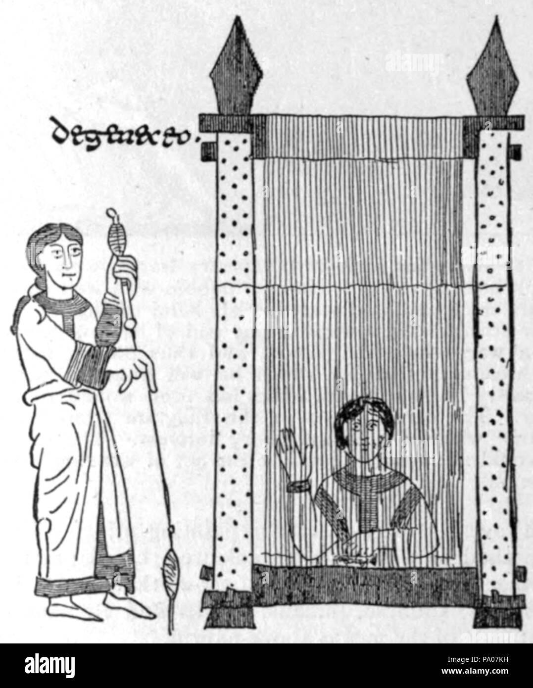 Arts tapestry Black and White Stock Photos & Images - Alamy