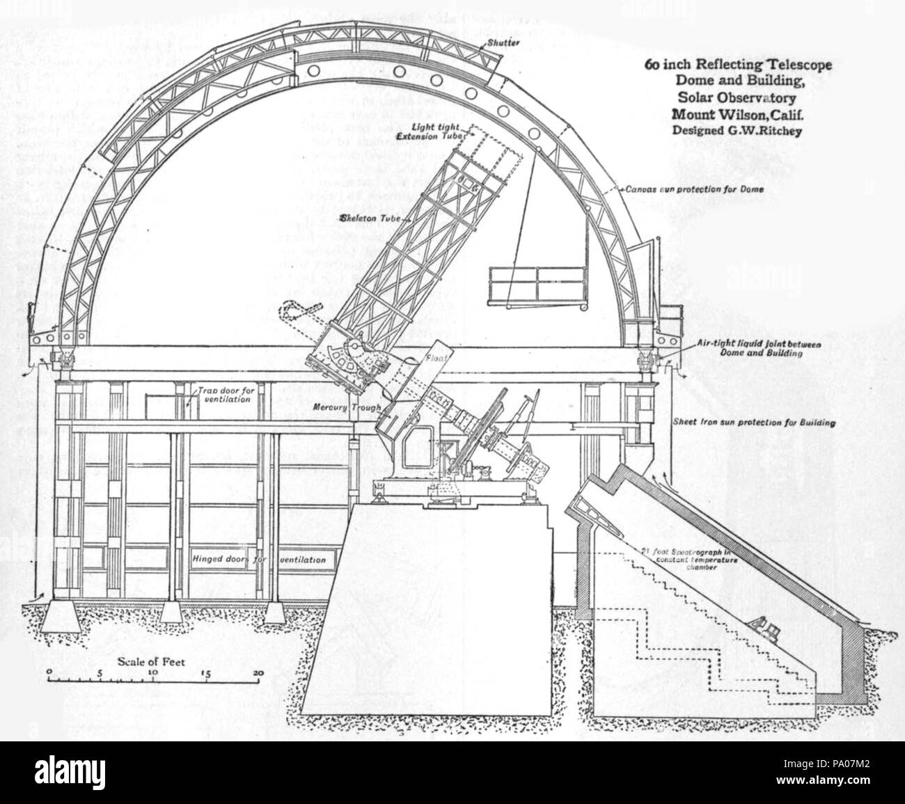 Mt wilson solar telescope hi-res stock photography and images - Alamy