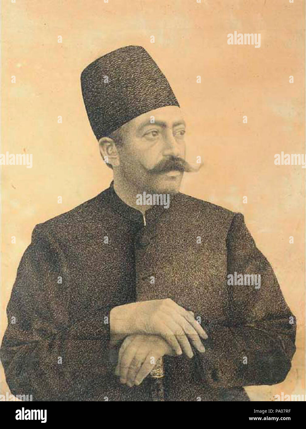 . English: Picture of Ebrahim Khan Zahir od-Dowleh (d. 1824), a Iranian ...