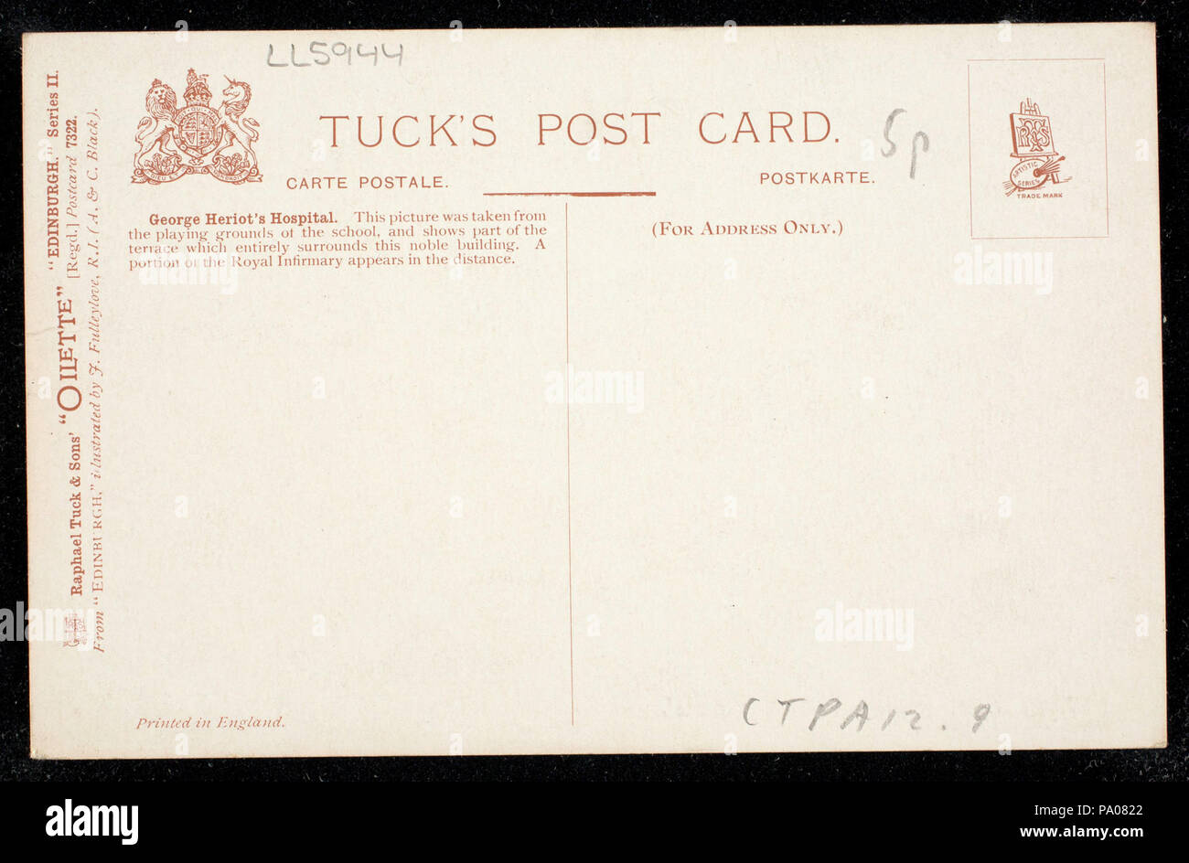 George Heriots Hospital High Resolution Stock Photography and Images ...