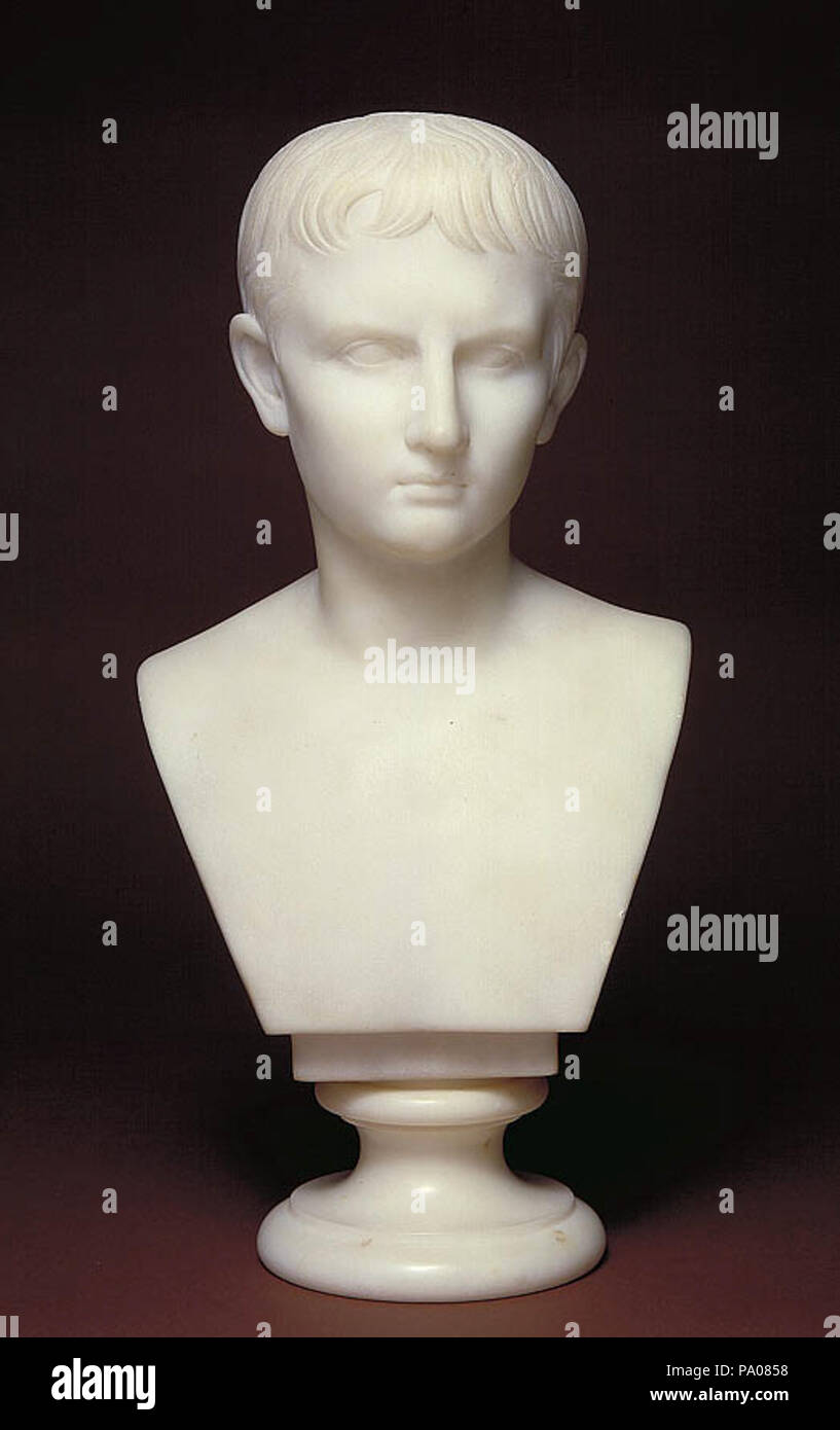 . English: 'Young Octavian, or Augustus, shows the adopted heir of ...