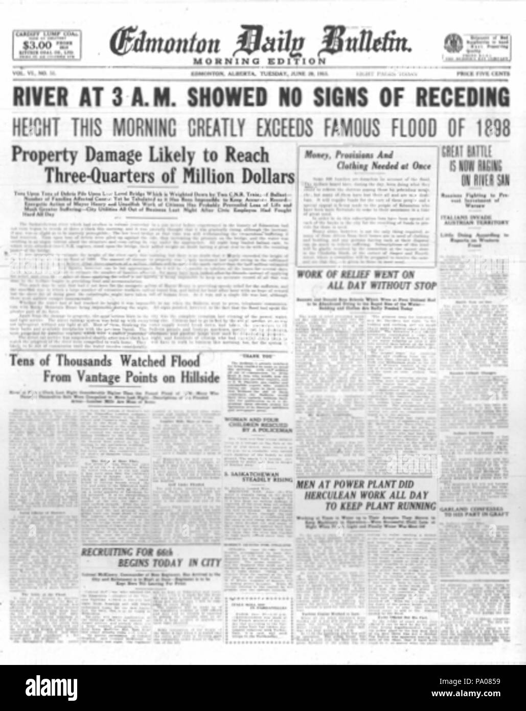 Daily bulletin hi-res stock photography and images - Alamy