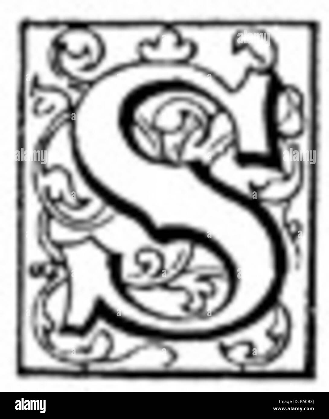 Renaissance capital letters Cut Out Stock Images & Pictures - Alamy