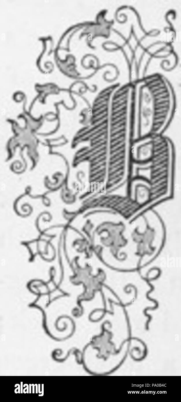 Medieval illuminated letter b hi-res stock photography and images - Alamy