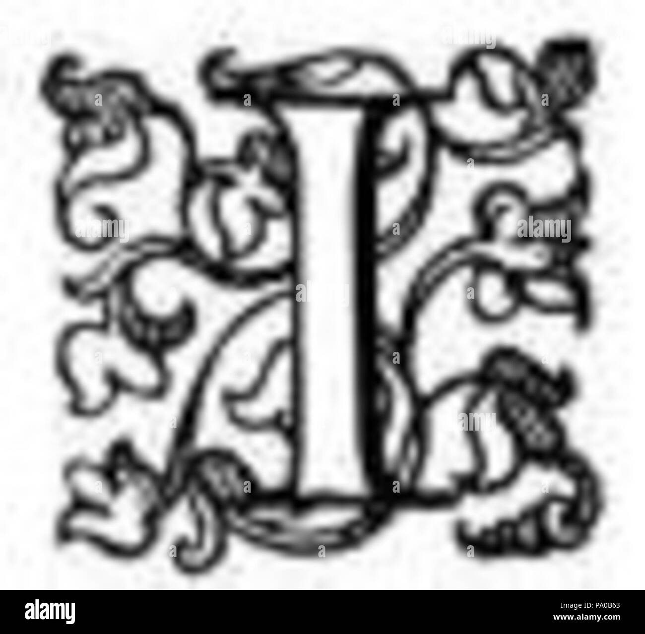 639 Fancy Letter I (2 Stock Photo - Alamy