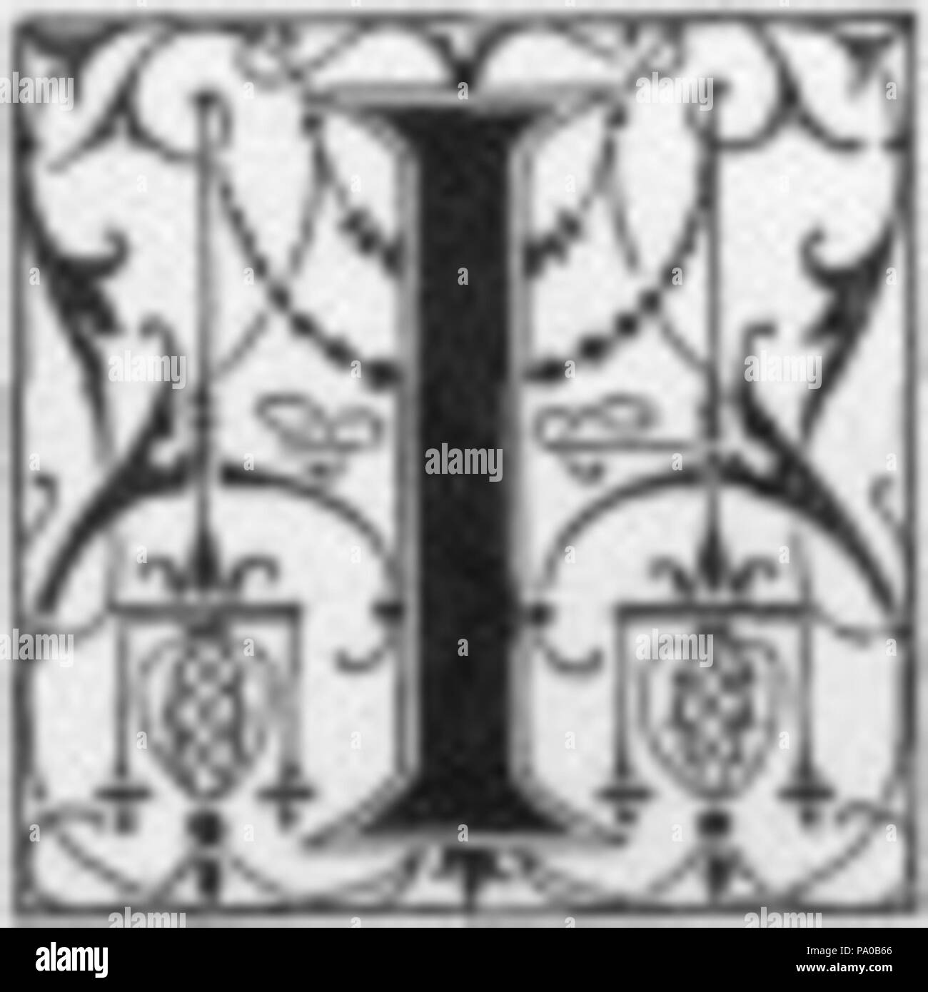 Lettering letter i Black and White Stock Photos & Images - Alamy