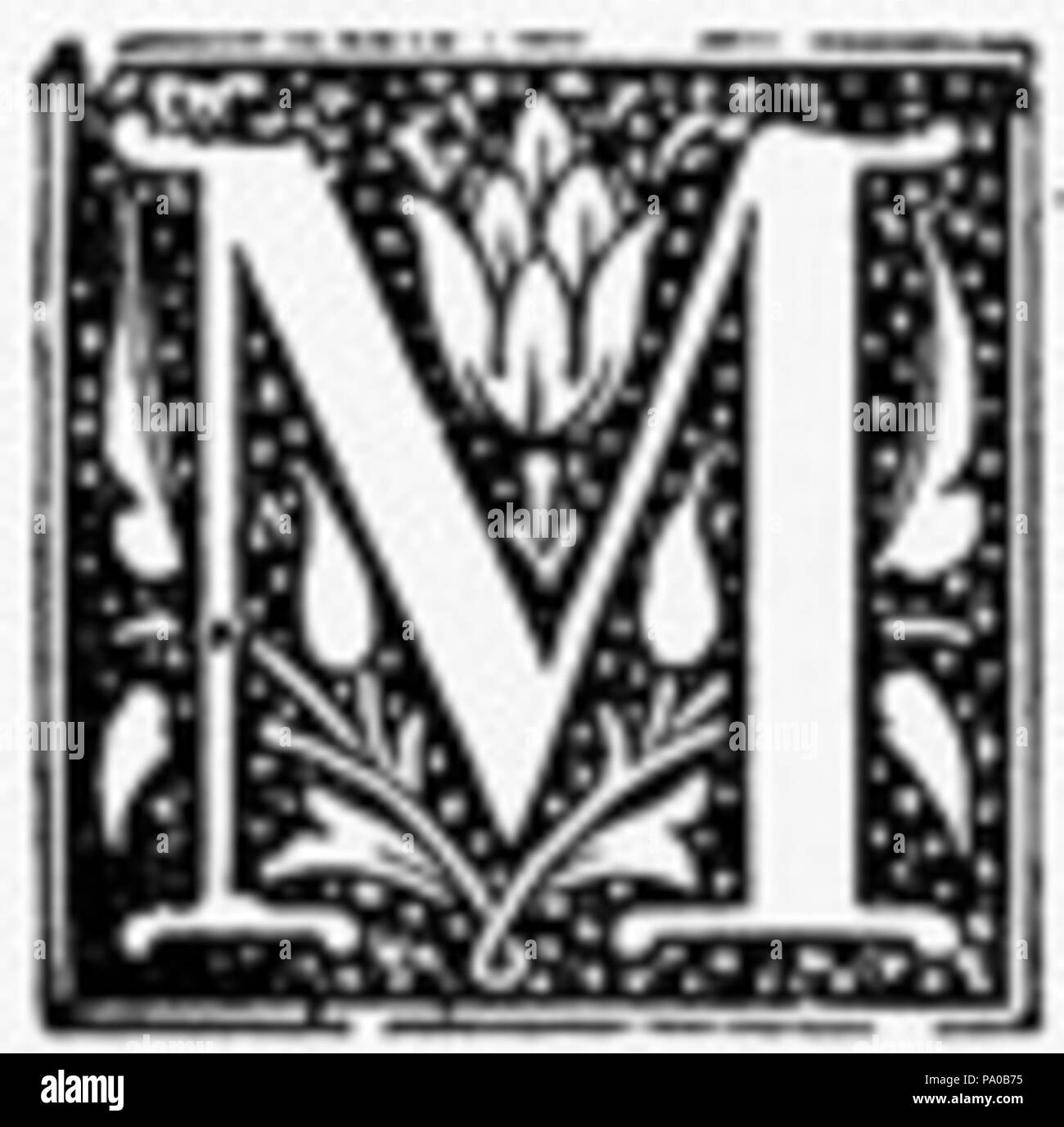 Fancy letter m hi-res stock photography and images - Alamy