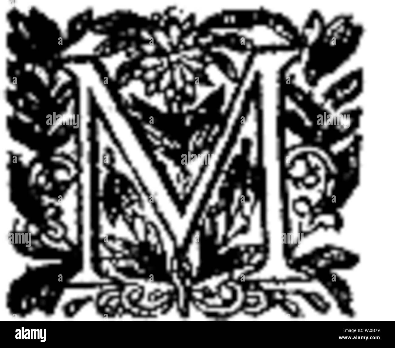 Fancy Letter M High Resolution Stock Photography and Images - Alamy