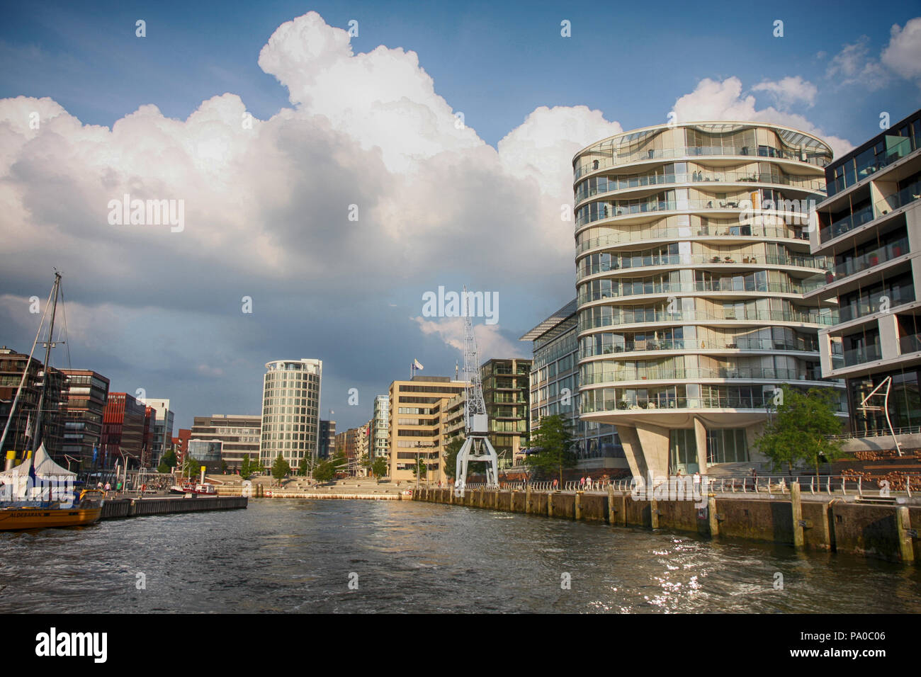 Germany hamburg speicherstadt hafencity architecture building marina hi ...