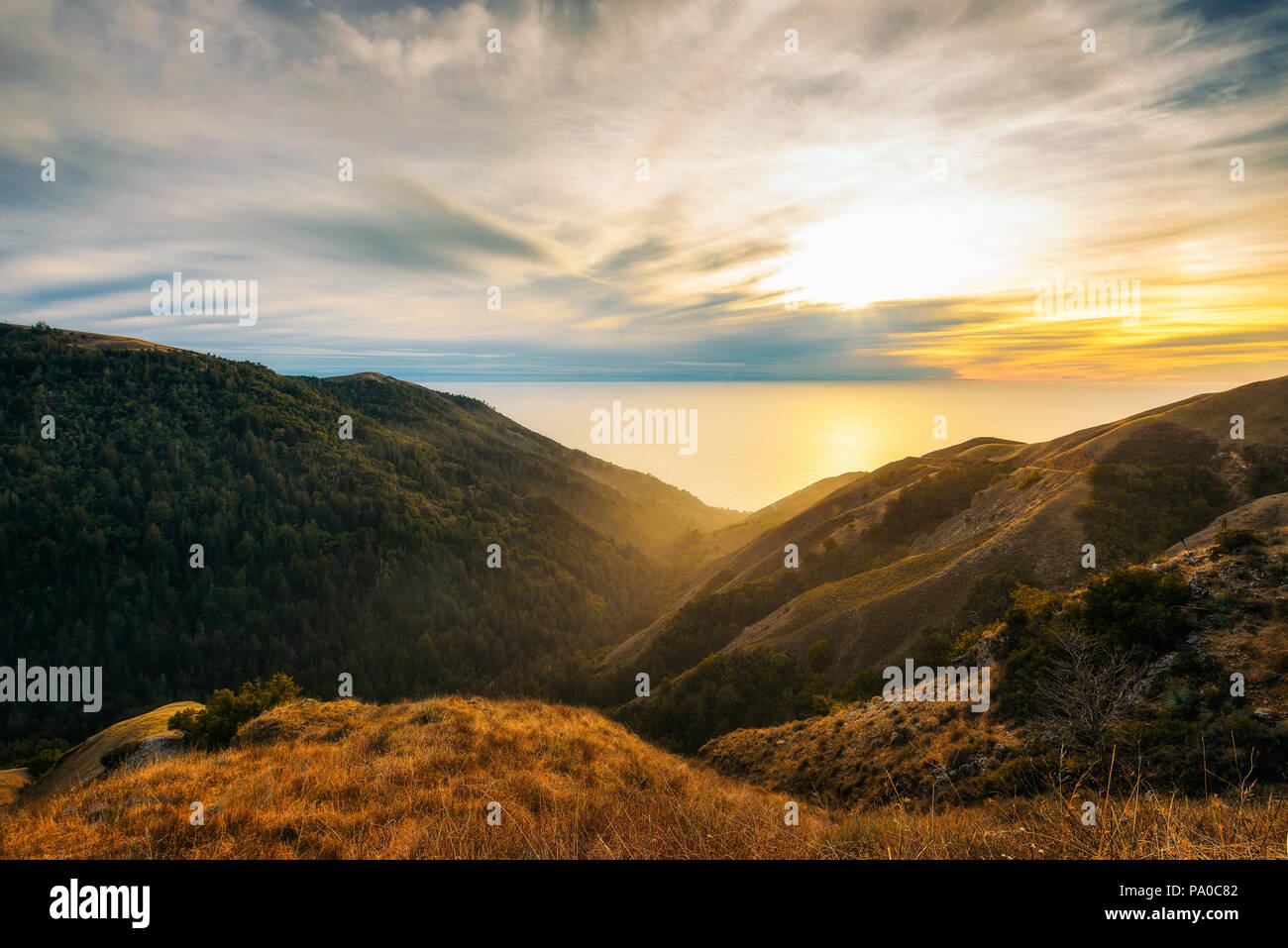 Panoramic view of pacific ocean hi-res stock photography and images - Alamy
