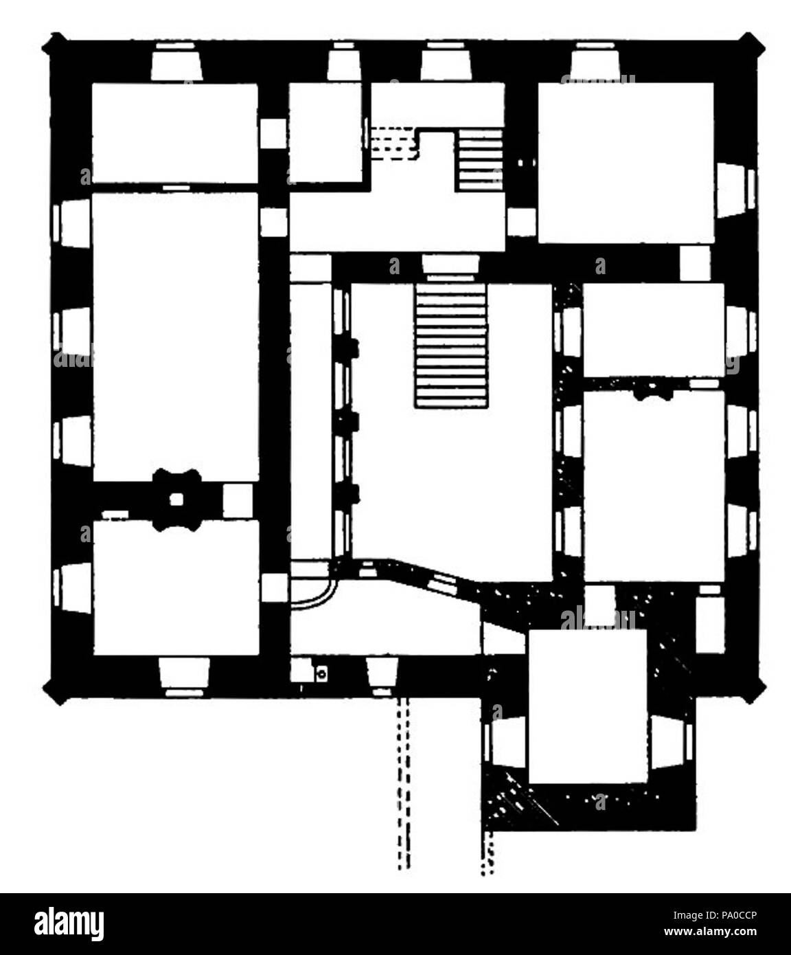 Historical house plans Cut Out Stock Images & Pictures - Alamy