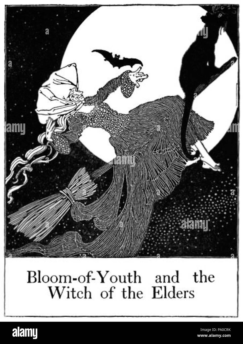 Flying witch hi-res stock photography and images - Alamy