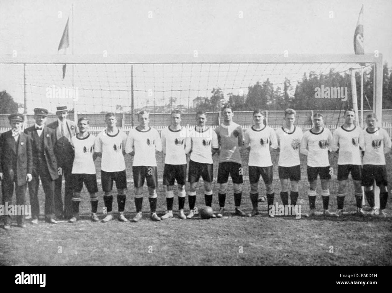660 Football at the 1912 Summer Olympics - Austria squad Stock Photo ...
