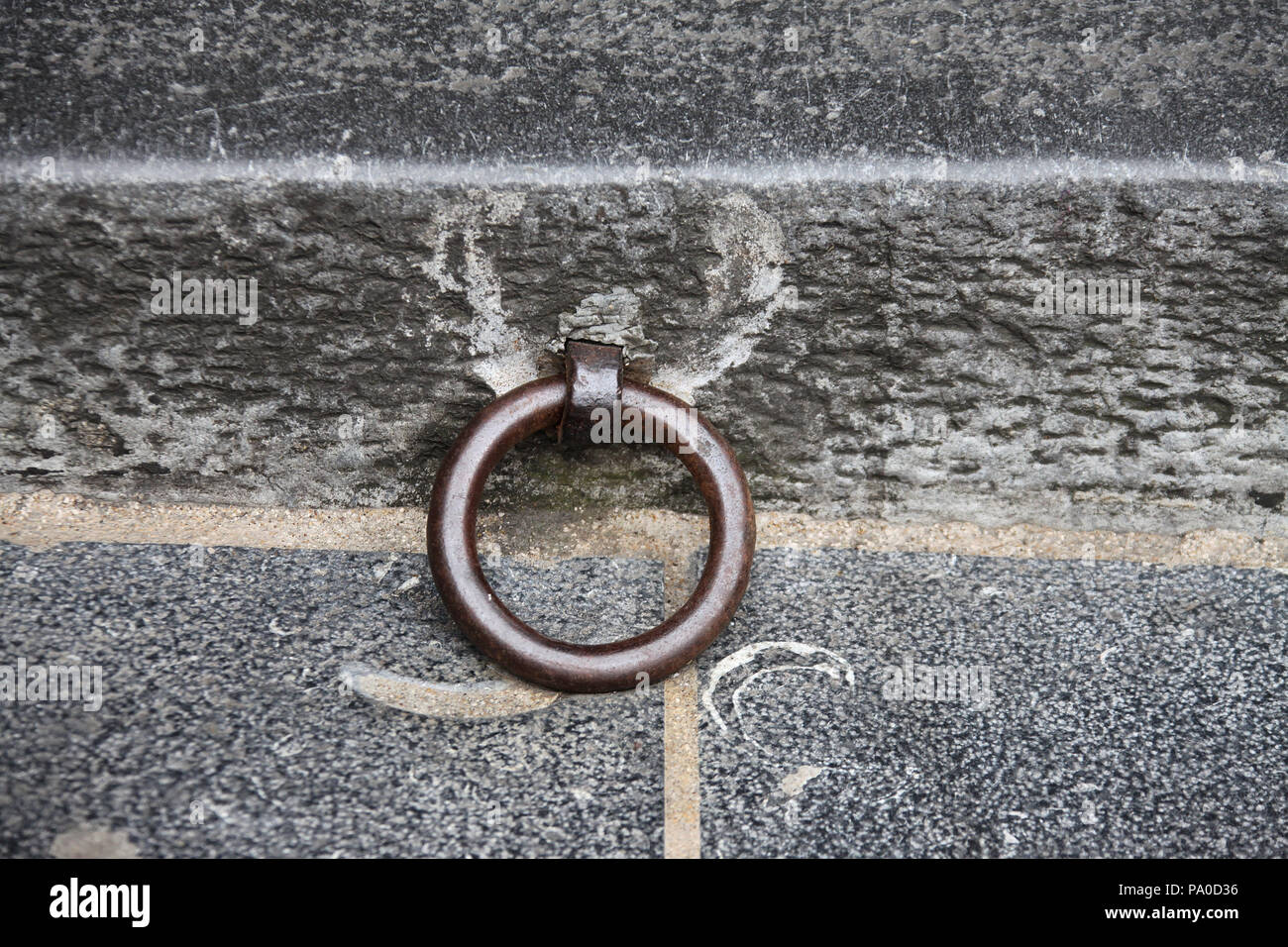 Old bull ring at the Thosel building in Kilkenny Stock Photo - Alamy