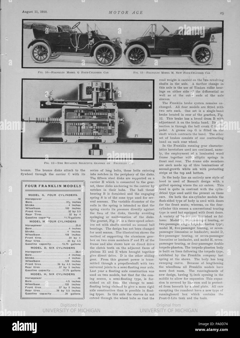 Franklin model g hi-res stock photography and images - Alamy