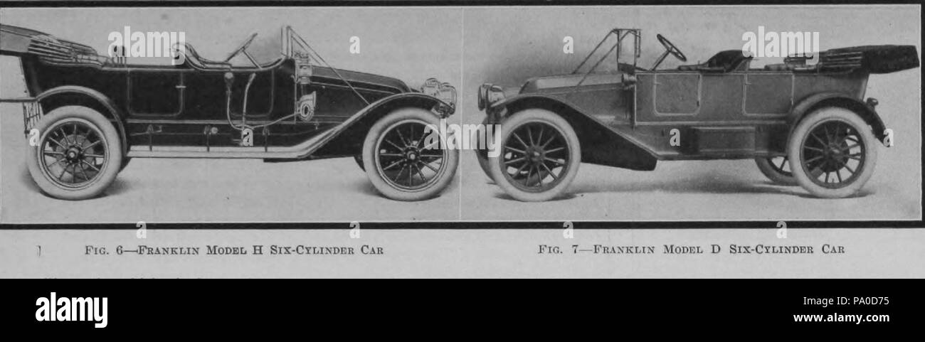671 Franklin Model H and Model D Stock Photo - Alamy