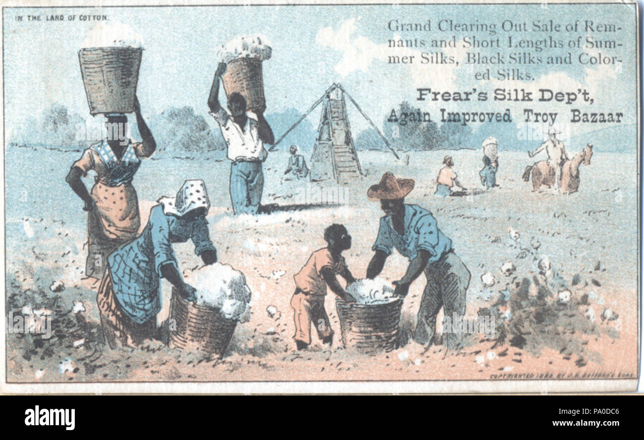 Slaves cotton hi-res stock photography and images - Alamy