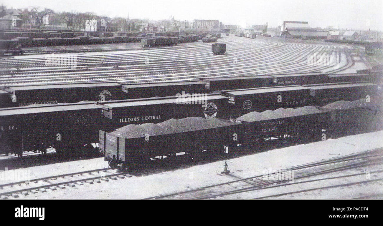 . English: Beacon Park Yard photographed from the coaling trestle ...
