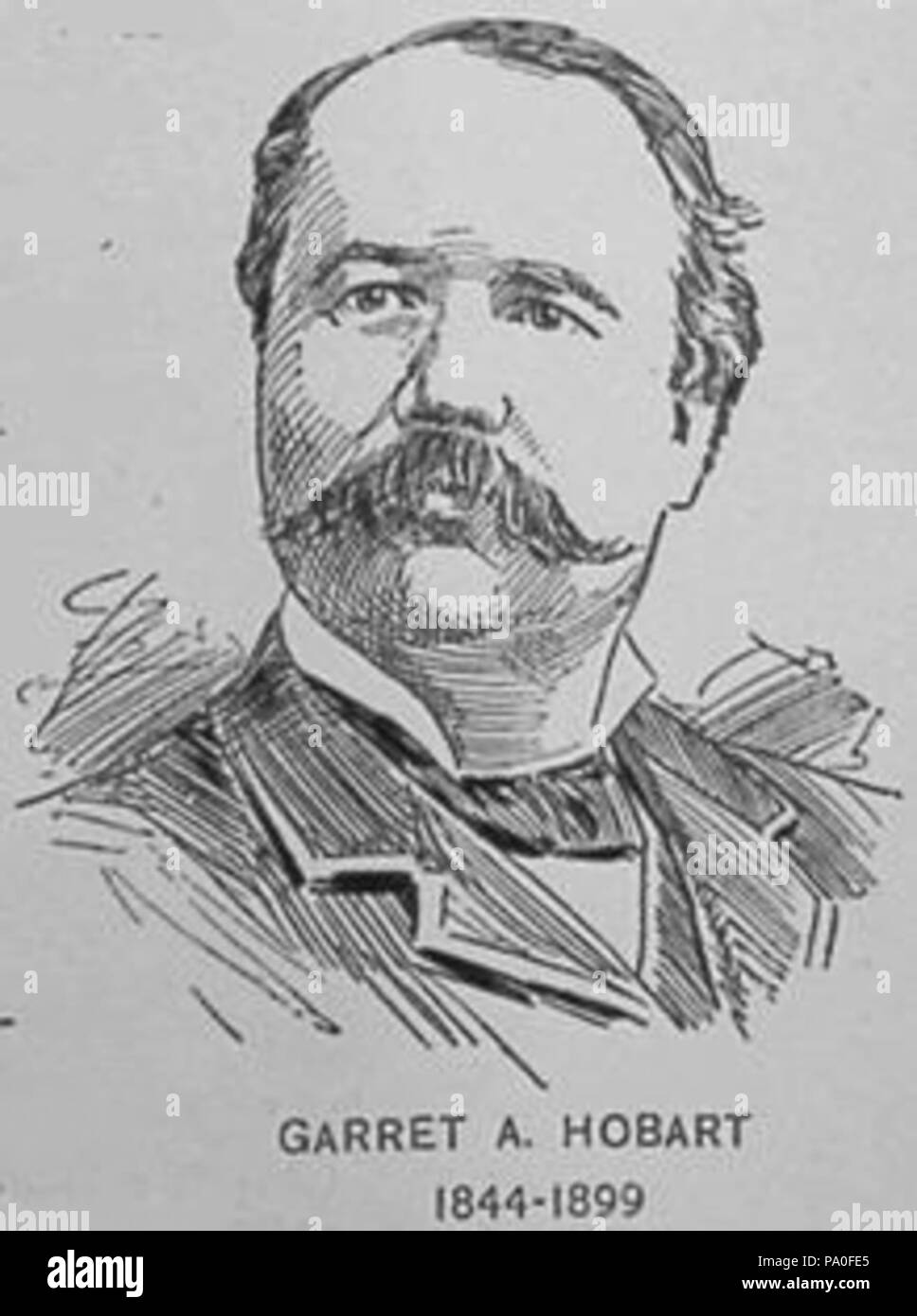 690 Garret a hobart illustration.3 Stock Photo - Alamy