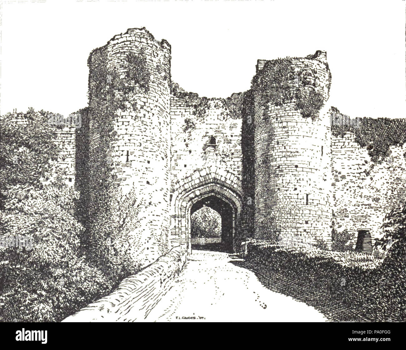 Castle gateway hi-res stock photography and images - Alamy