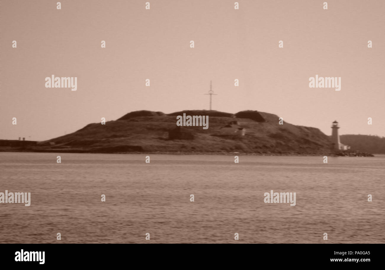 . Georges Island, Halifax Nova Scotia. c. 1881. circa 1881 707 Georges ...