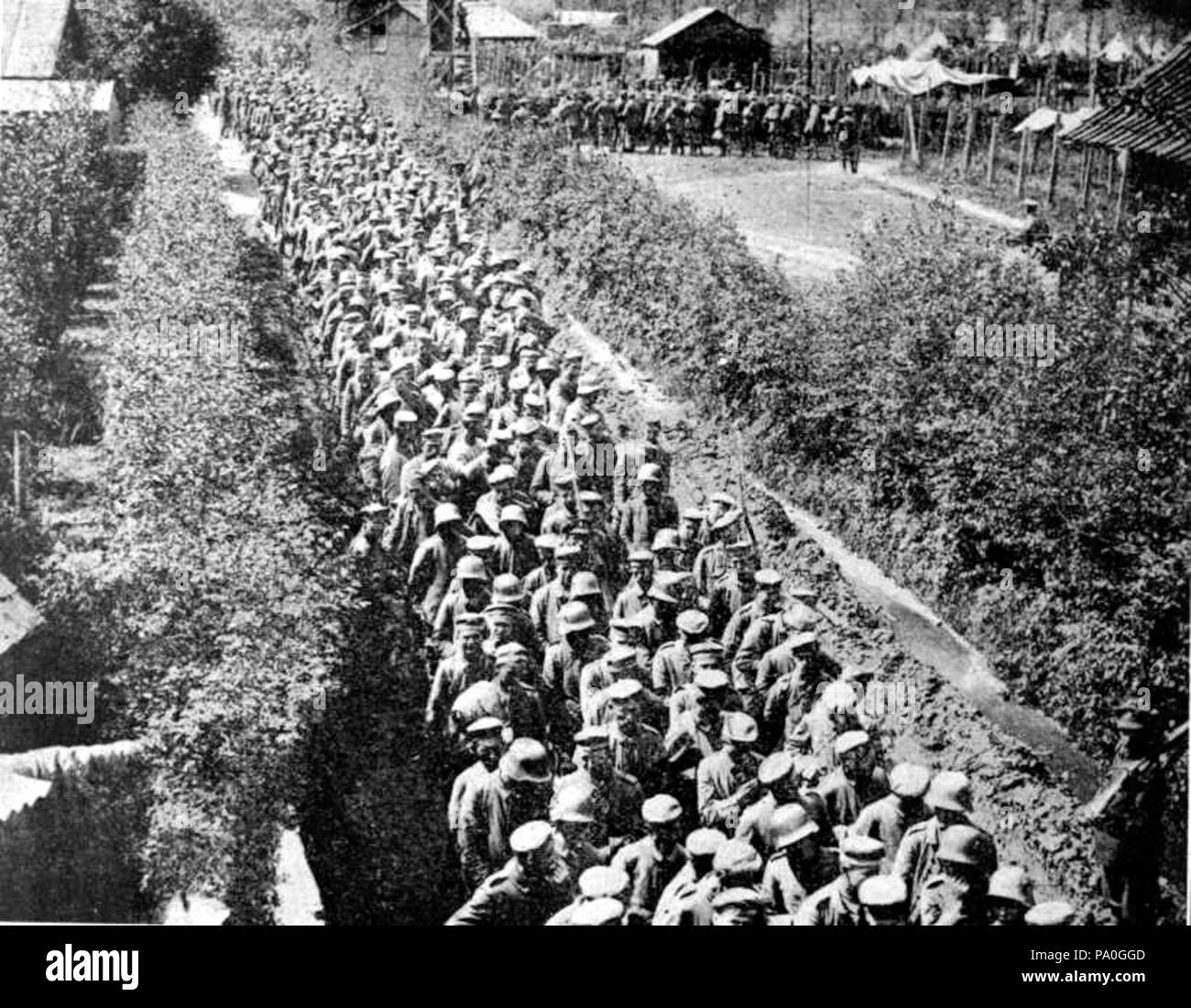 708 German POWs captured in Flanders by Brits2 Stock Photo - Alamy