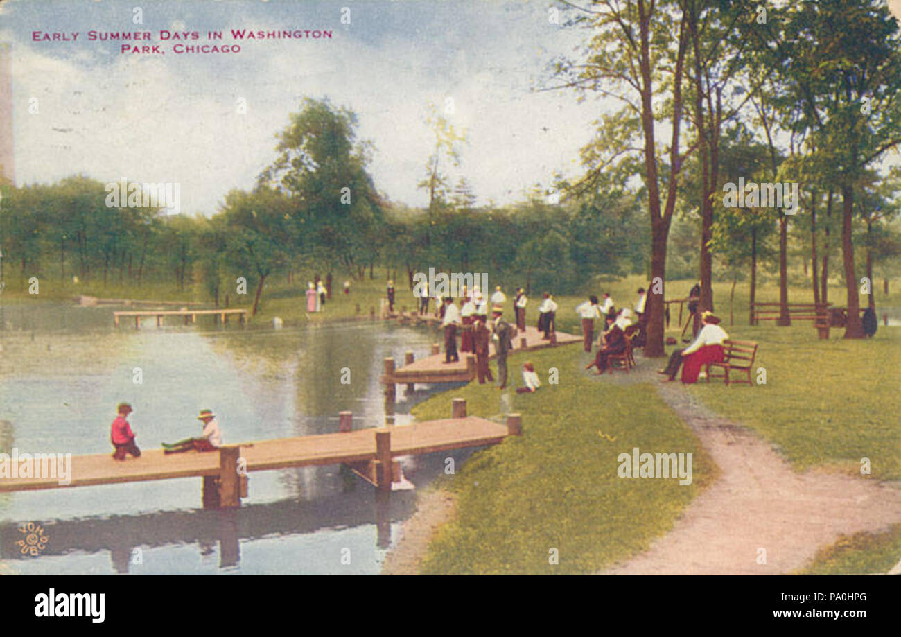 598 Early Summer Days In Washington Park, Chicago (NBY 417806 Stock ...