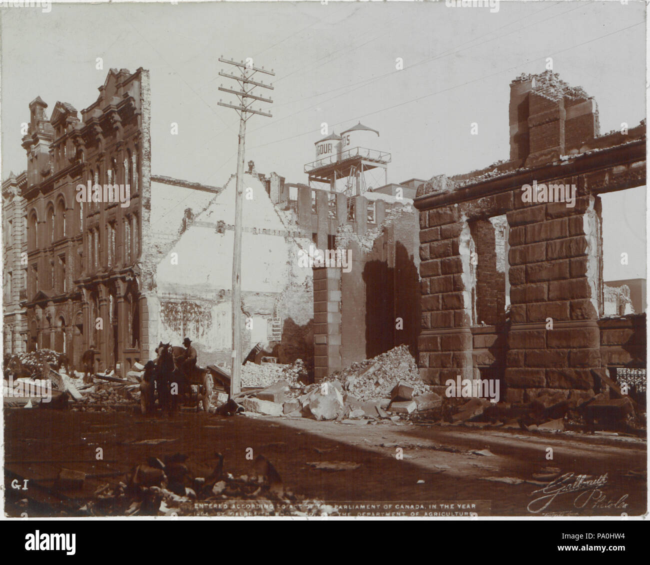 Toronto fire 1904 hi-res stock photography and images - Alamy