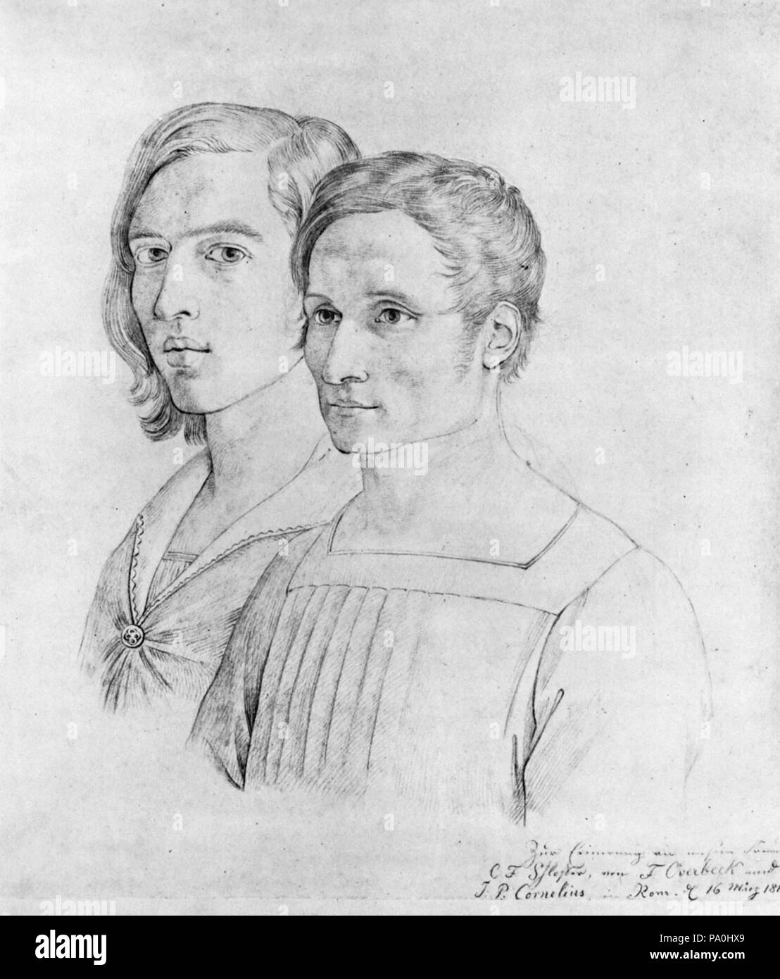 Overbeck friedrich Black and White Stock Photos & Images - Alamy