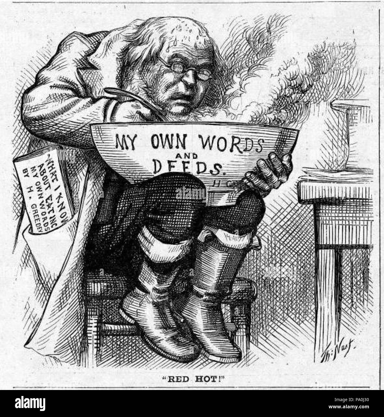 Eat my words Black and White Stock Photos & Images - Alamy