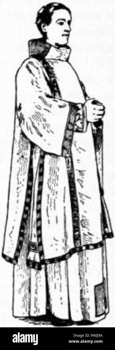 601 EB1911 - Dalmatic - Fig. 1—Deacon in dalmatic, apparelled amice and ...