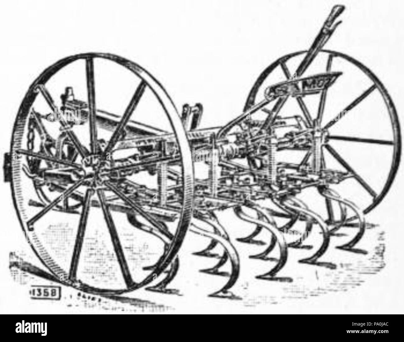 601 EB1911 - Ransome’s Spring Tine Cultivator Stock Photo - Alamy