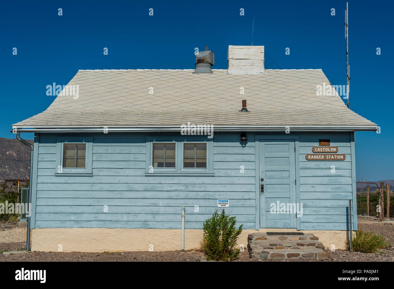 Castolon Historic District in Big Bend National Park in Texas Stock ...