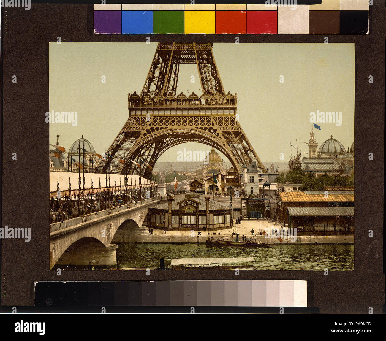 610 Eiffel Tower and general view of the grounds, Exposition Universal ...